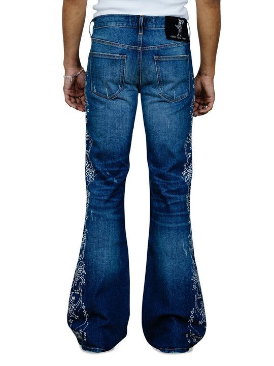 Johnny Stretch Suede Denim Trucker Jacket – Coût De La Liberté