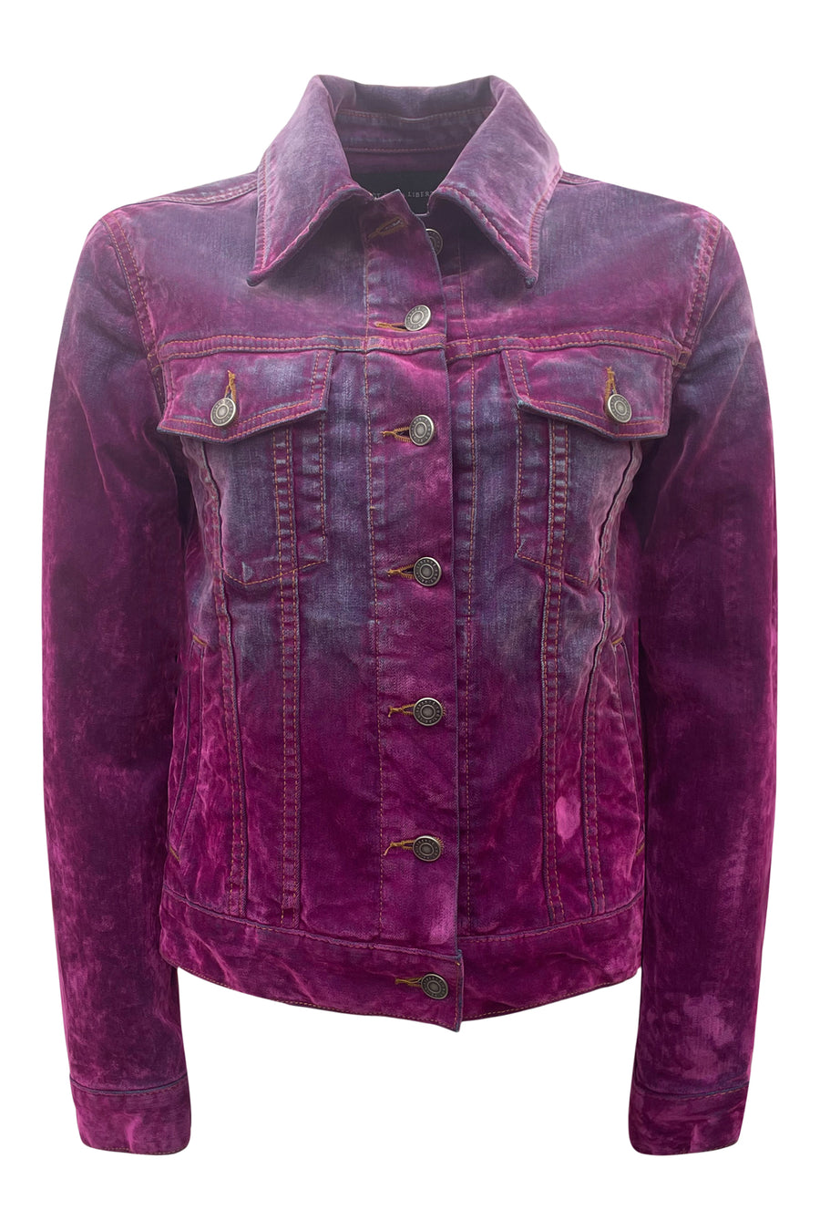 Johnny Stretch Suede Denim Trucker Jacket – Coût De La Liberté